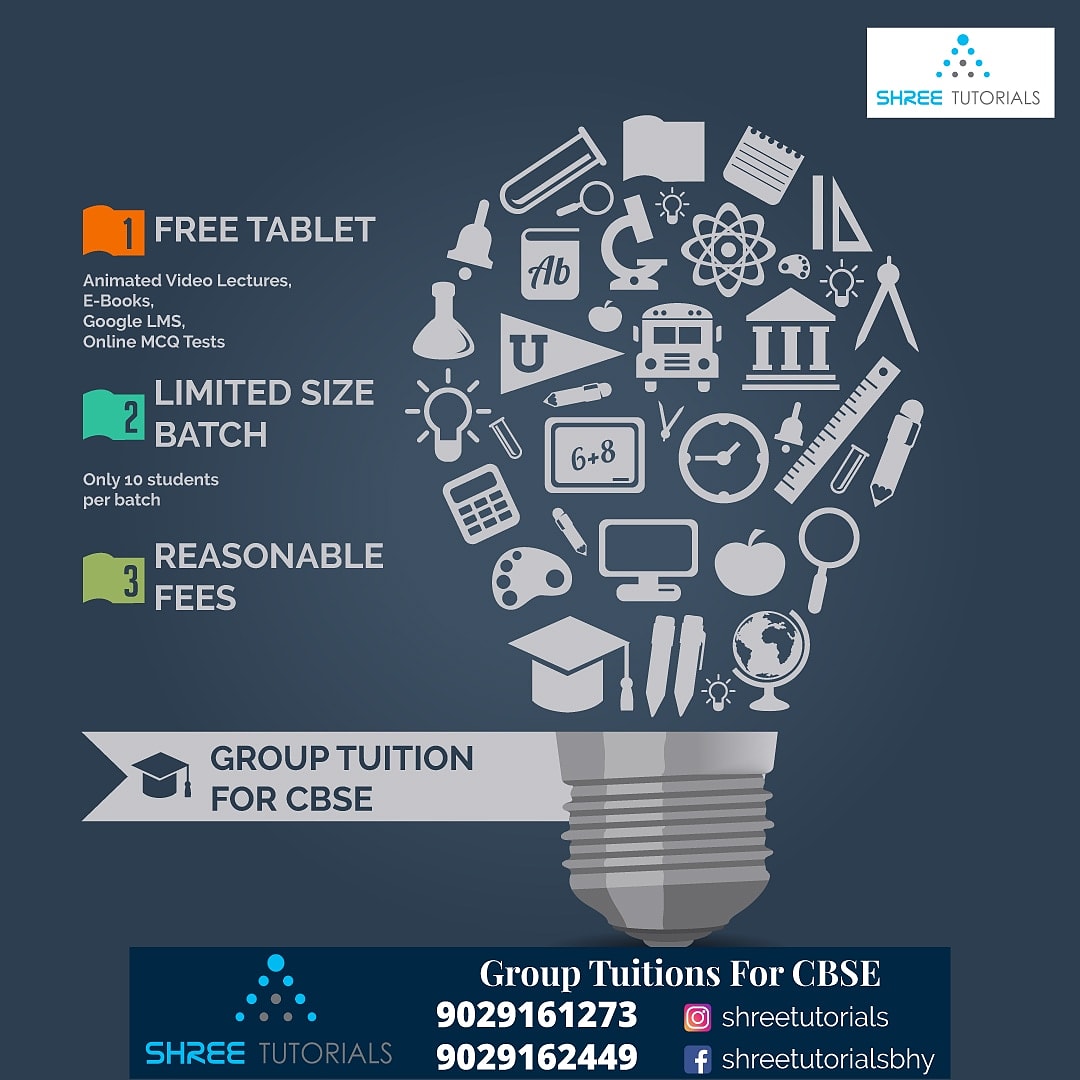 Shree Tutorials on Twitter: "FREE Tablet, Limited Batch and Reasonable Fees. Admissions Started ...