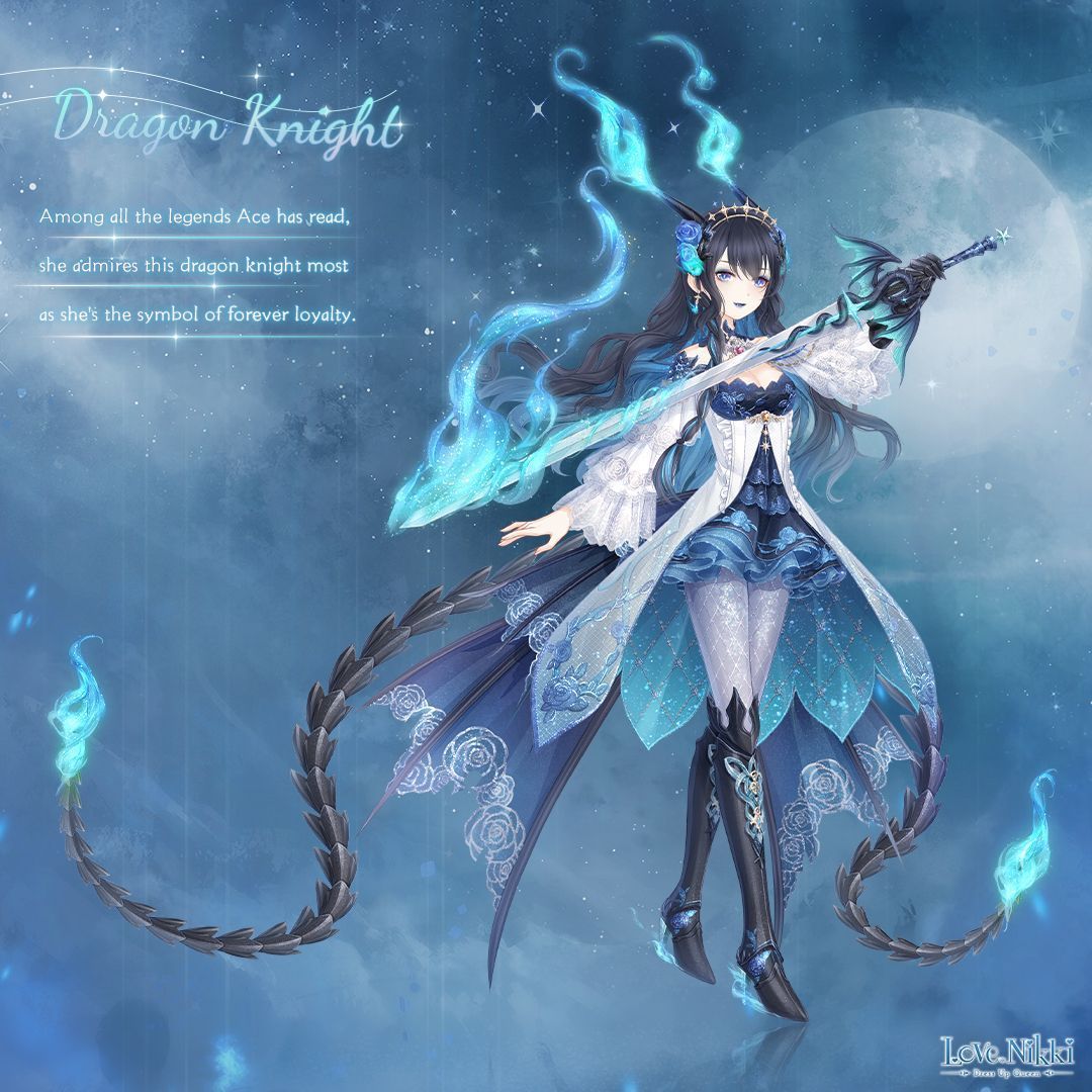 Anime Blue Fire Sword