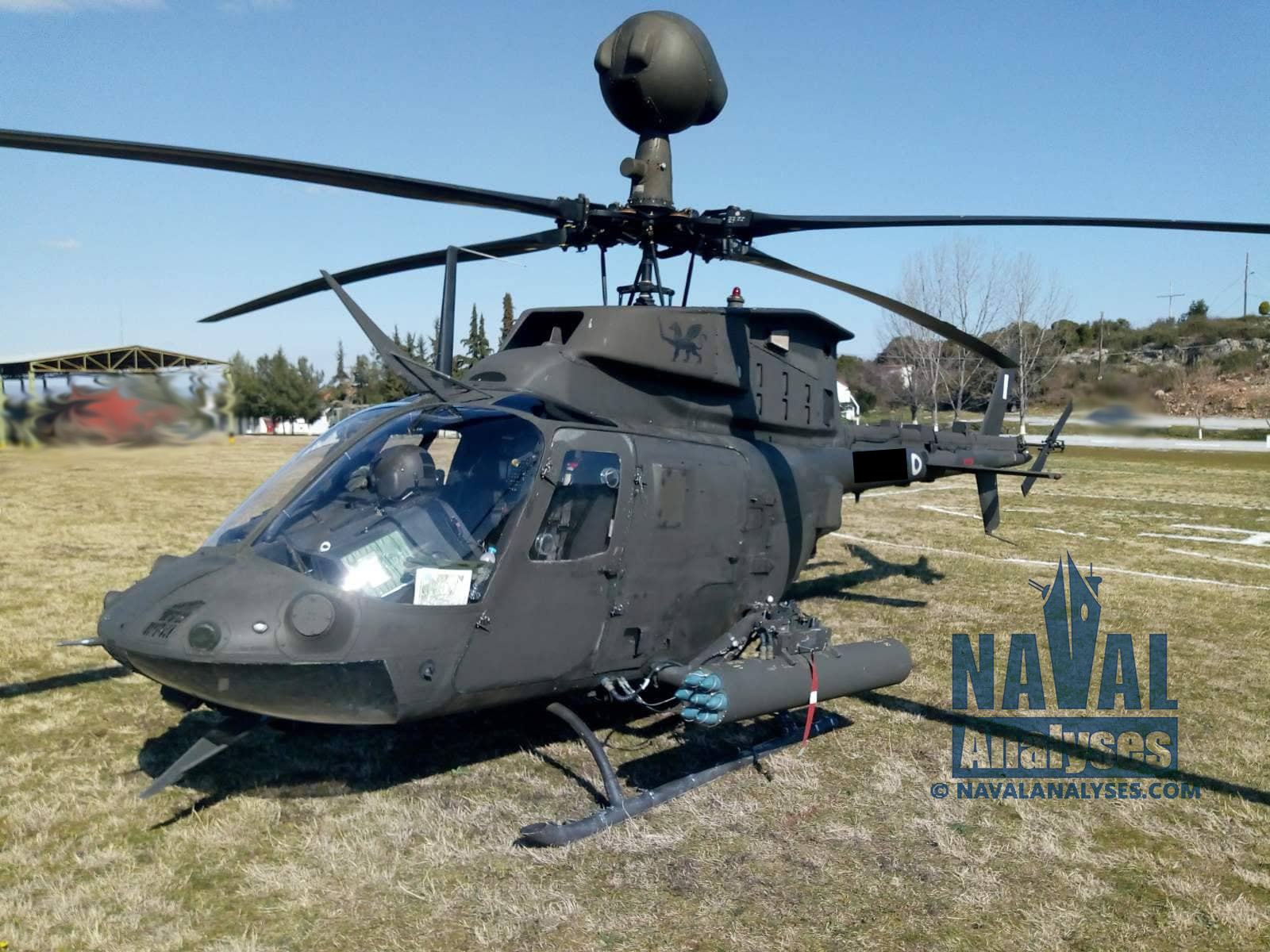 Kiowa Helicopter Firing