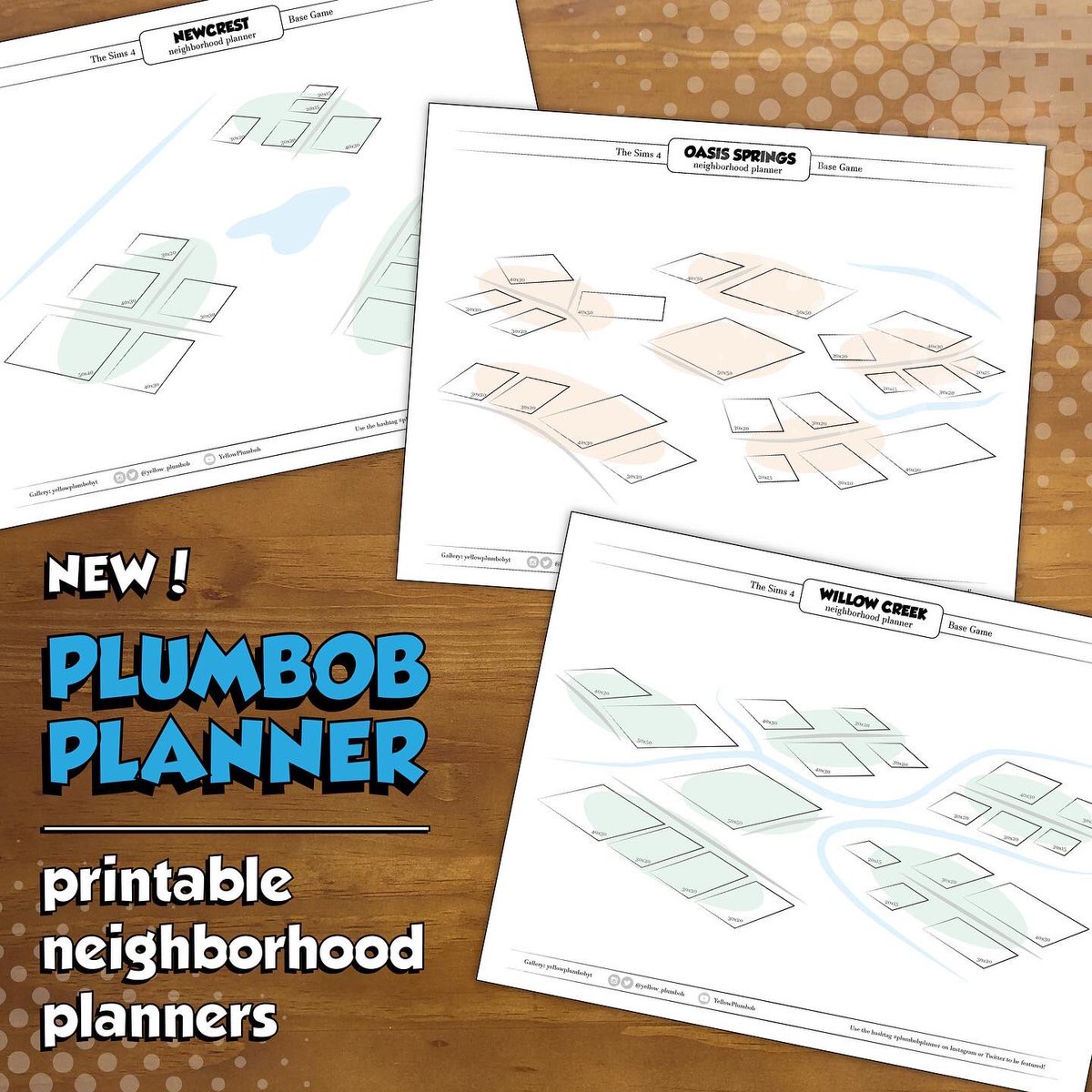 Google Sims Plumbob Template Print