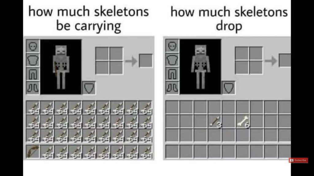 Minecraft Skeleton Memes