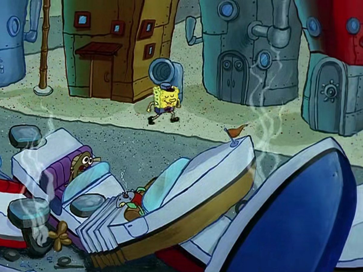 Spongebob Car Crash
