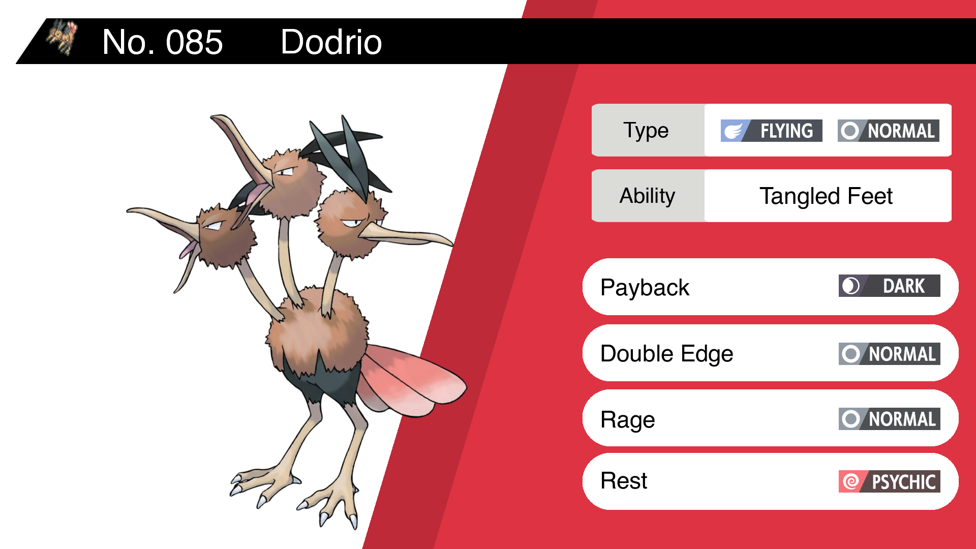 Dodrio Evolution