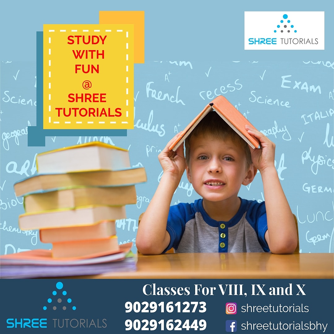 Shree Tutorials on Twitter: "Study with fun @ Shree Tutorials. Call for enquiry 9029161273 ...