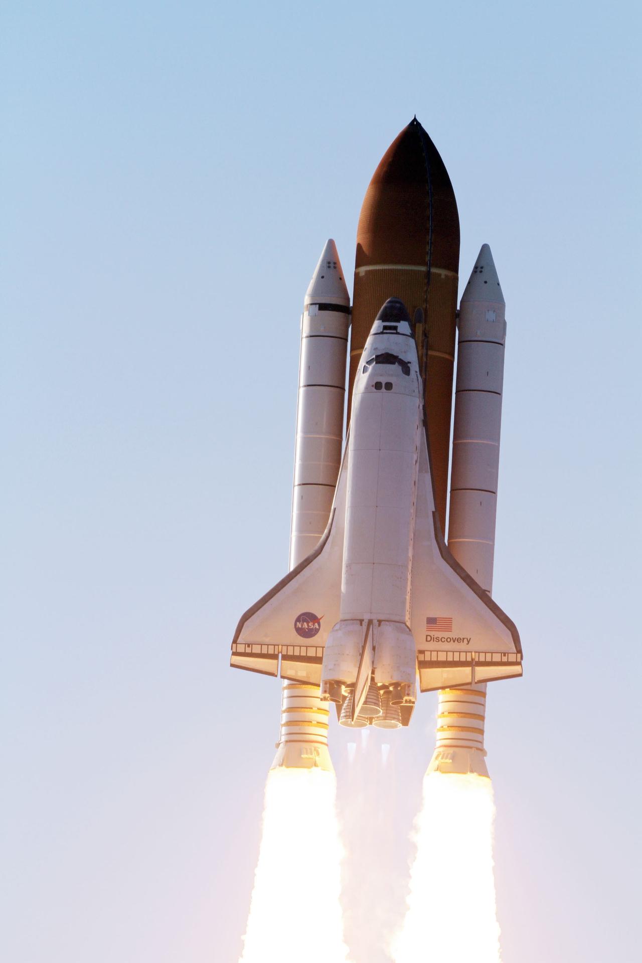 Space Shuttle Discovery In Space