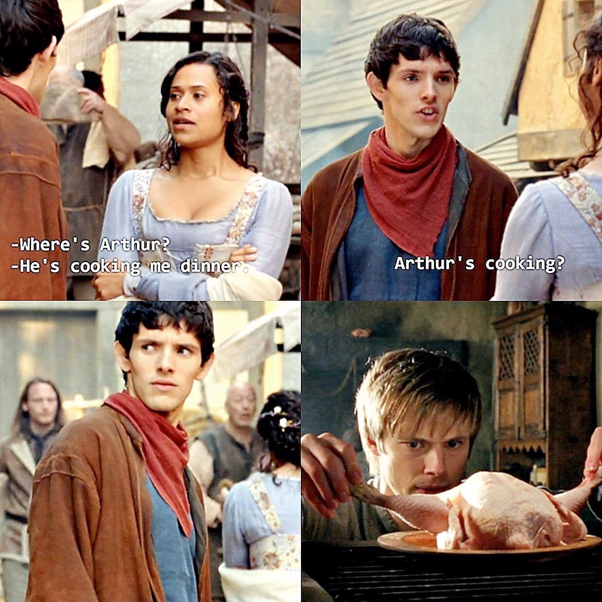Merlin Arthur And Gwen Baby
