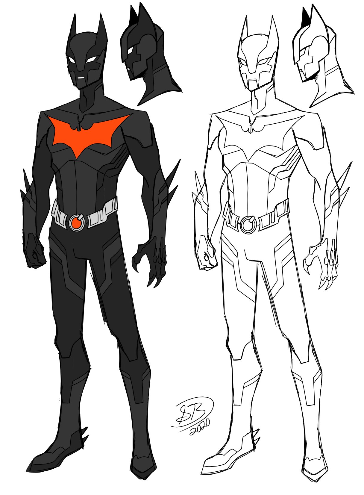 How To Draw Batman Beyond