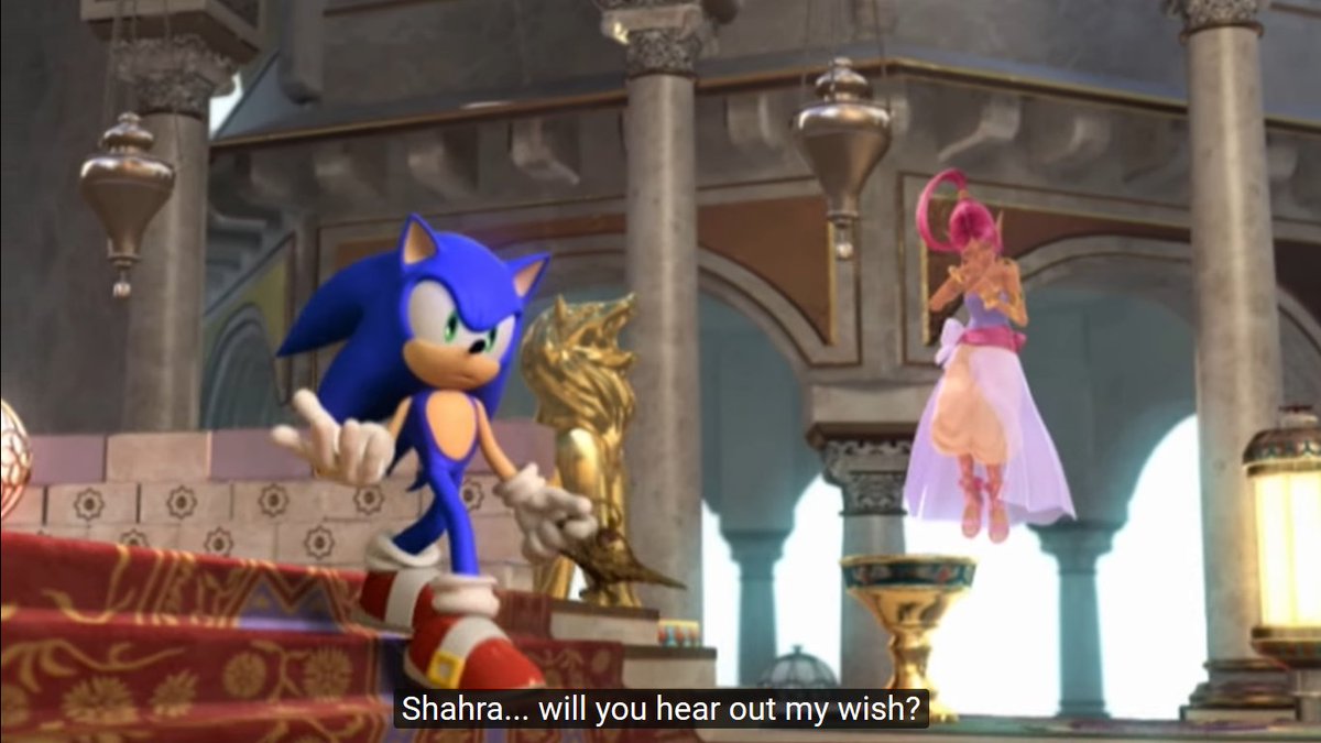 Sonic And The Secret Rings Shahra The Genie