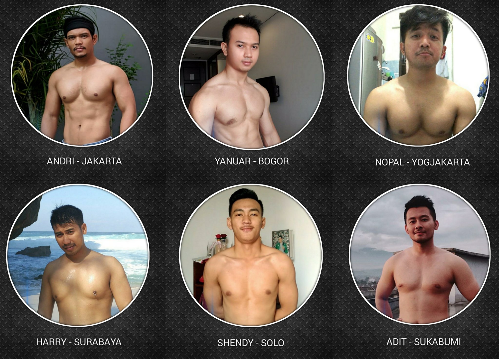 Shirtless Boy ID on Twitter: "Ini dia Top 6 SBI of the weeks on march : 1. Andri - Jakarta 2 ...