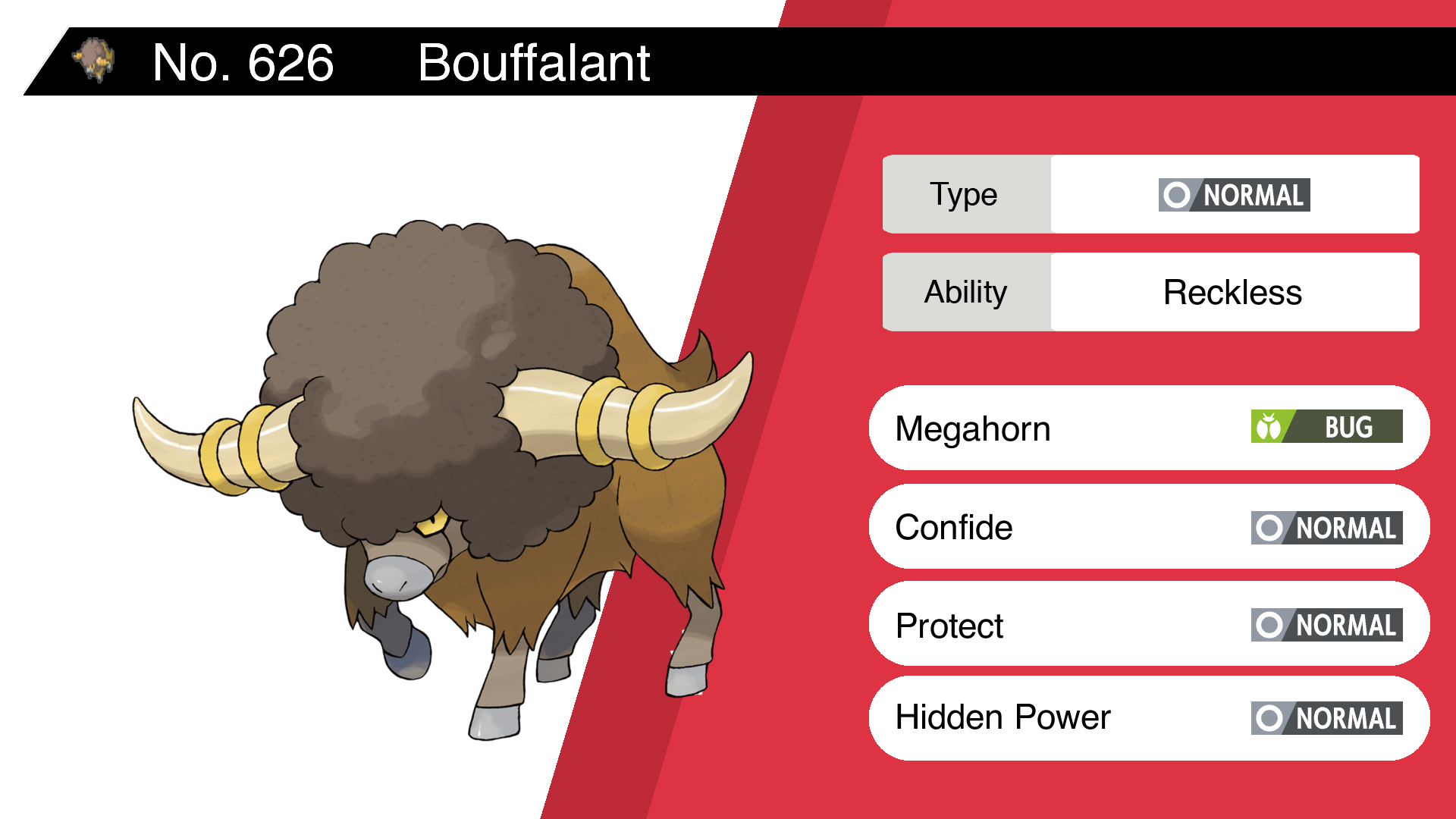 Pokemon Bouffalant Evolution