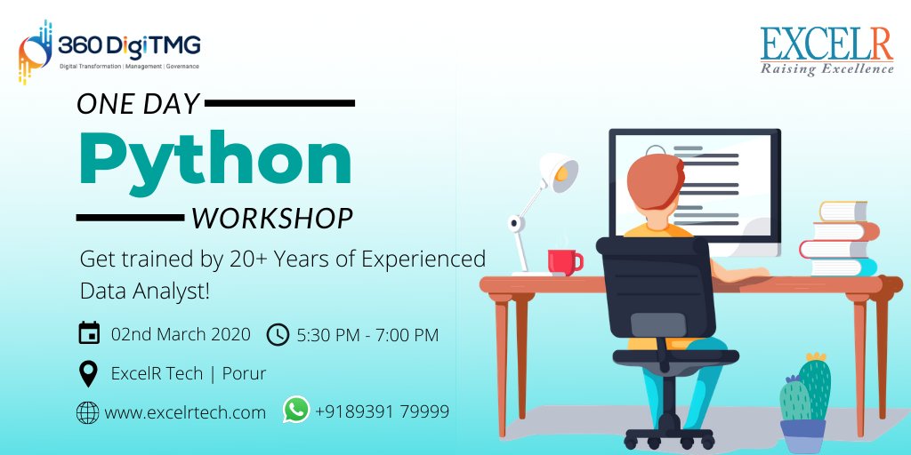 ExcelR Tech on Twitter: "Click below to sign up now https://t.co/dKvSFEfux0 or Ping us @ 89391 ...