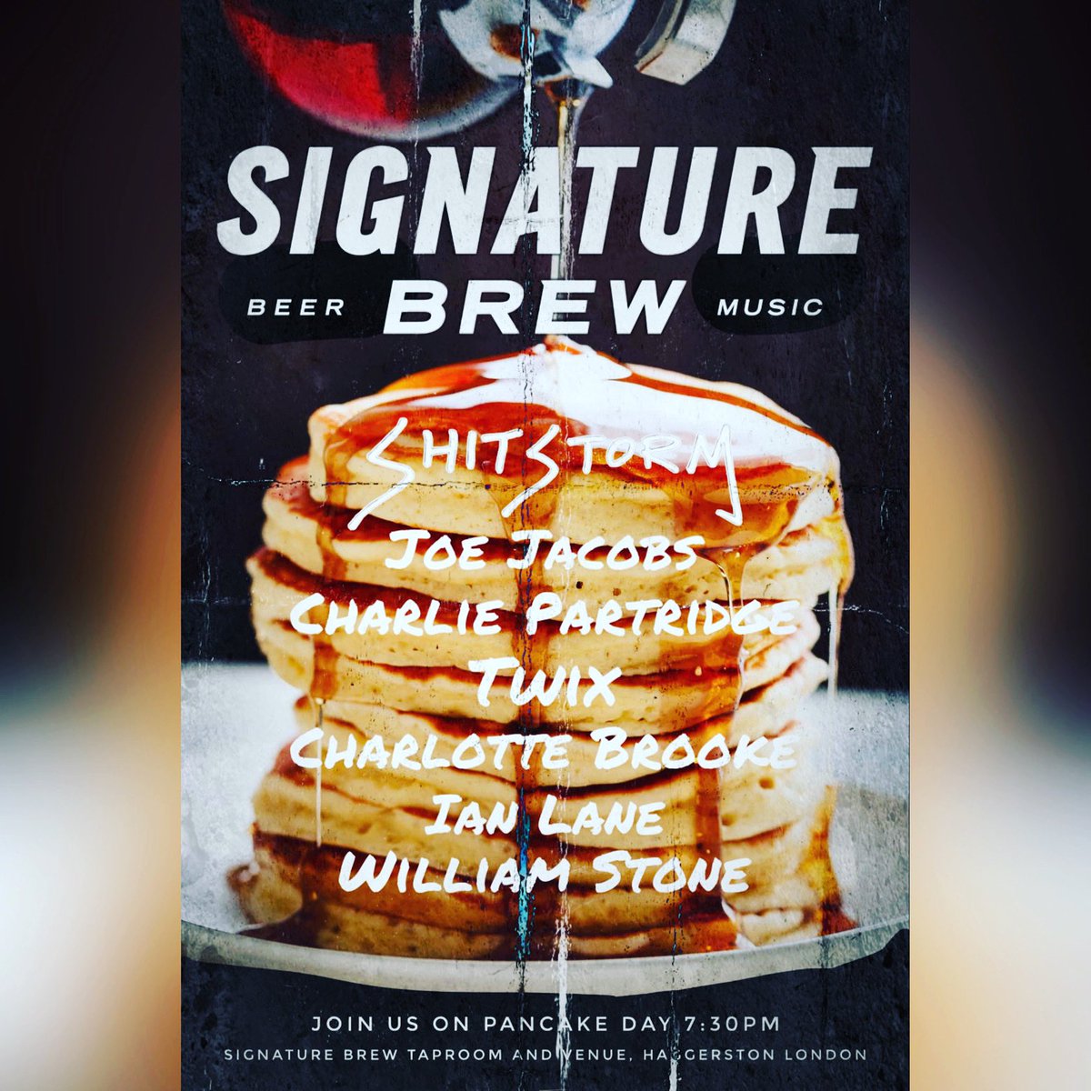 ShitStorM on Twitter: "Join us tonight at the Signature Brew Taproom and Venue in Haggerston.…