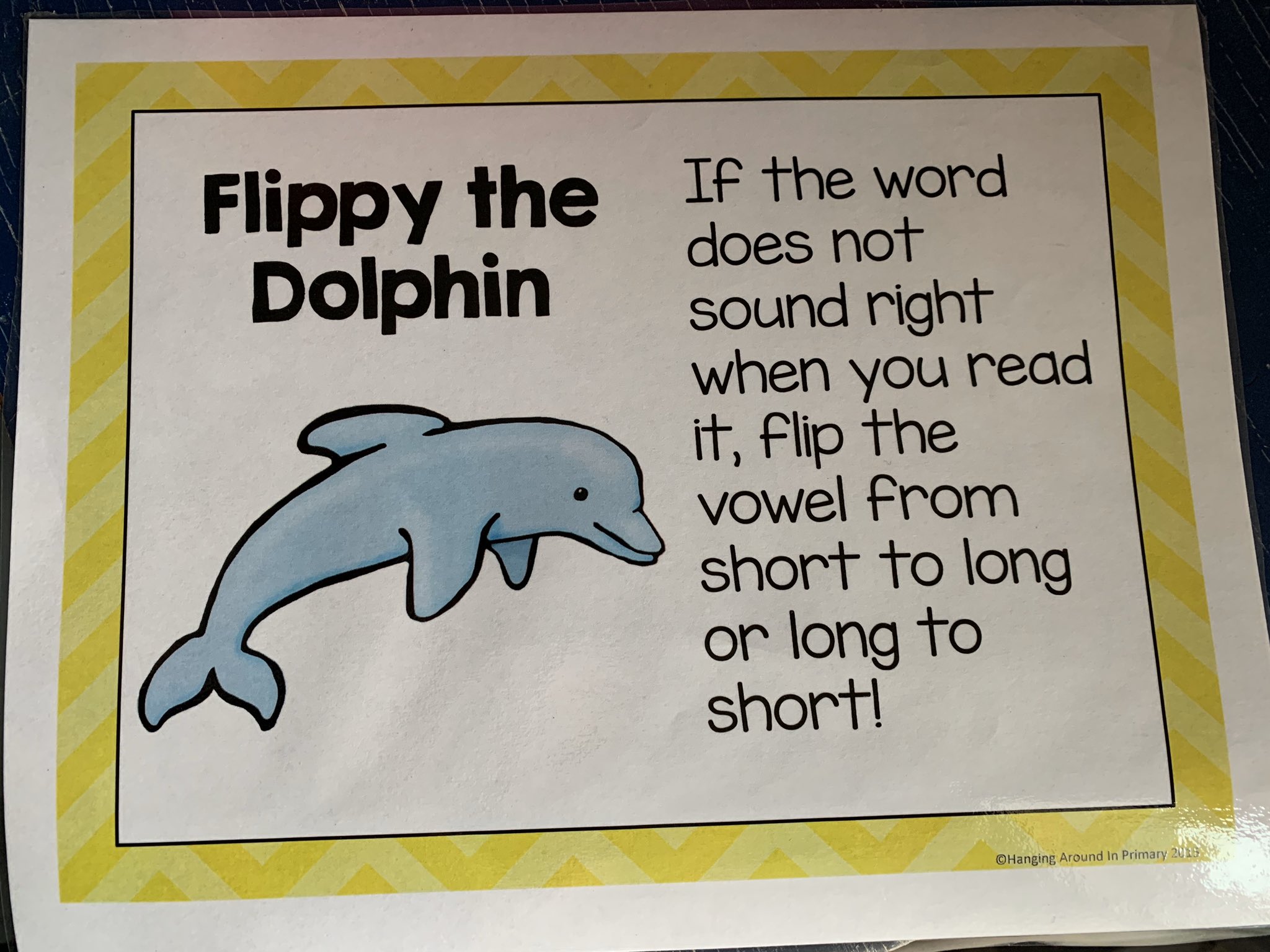 Flippy Dolphin Reading Strategy
