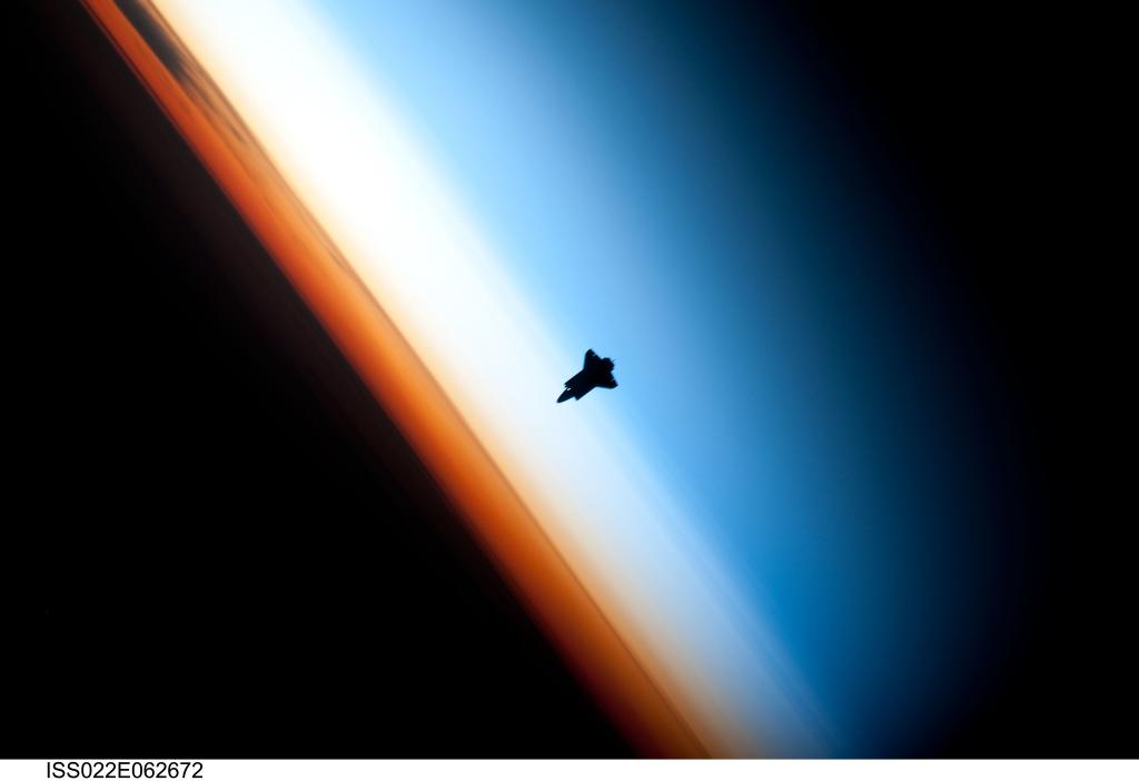 Shuttle Nasa Sunrise