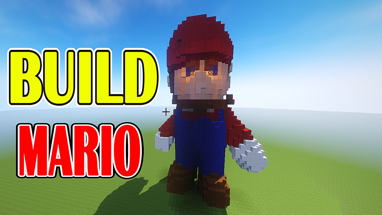 Mario Minecraft 3d