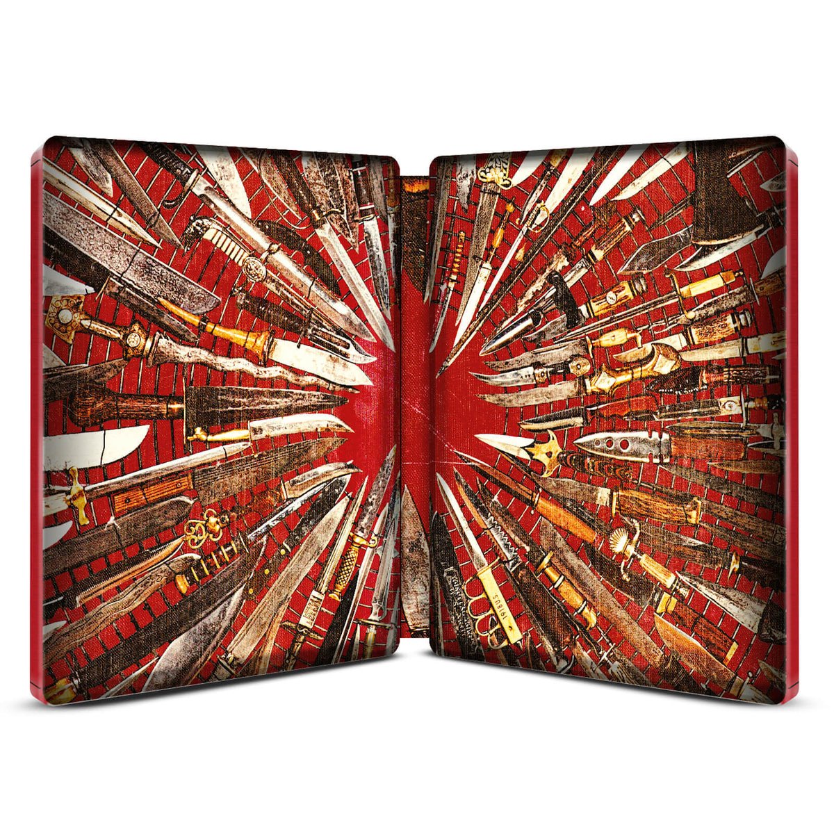 The gorgeous collectible Knives Out steelbook case disguises the Blu ...