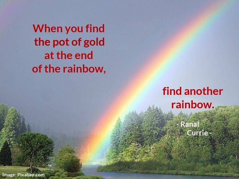 Pot Of Gold Rainbow Quotes