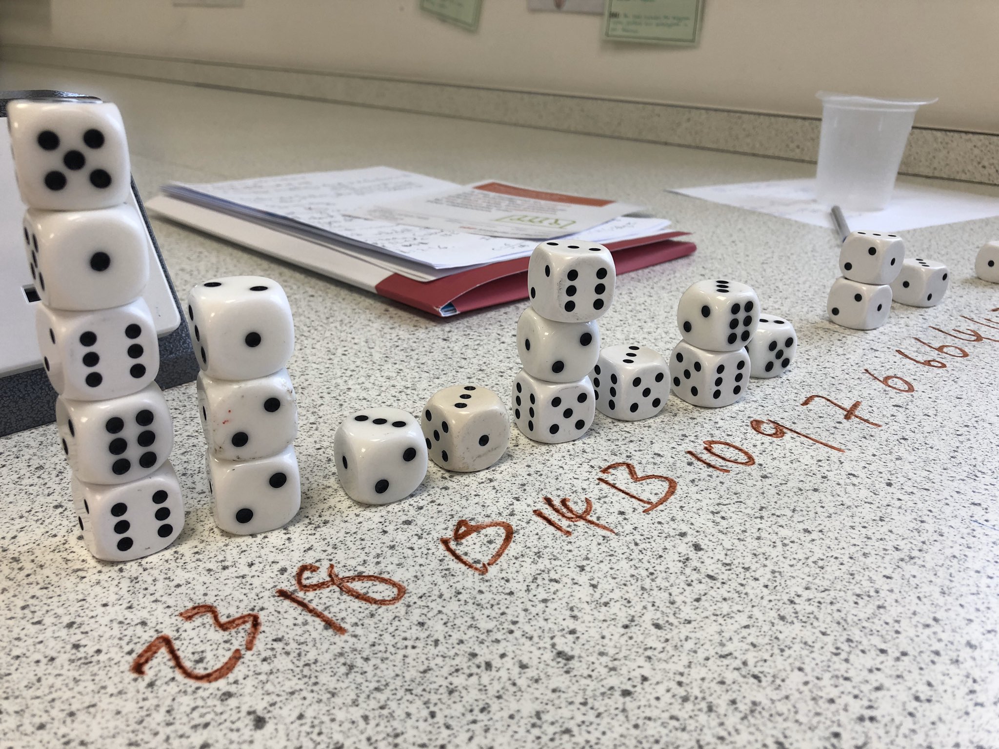 Christina Astin on Twitter: "Playdoh & dice - fun radioactive decay ...