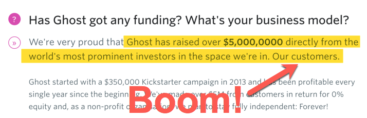 @eringriffith Revenue-funded ftw Love it "We're very proud that Ghost ...
