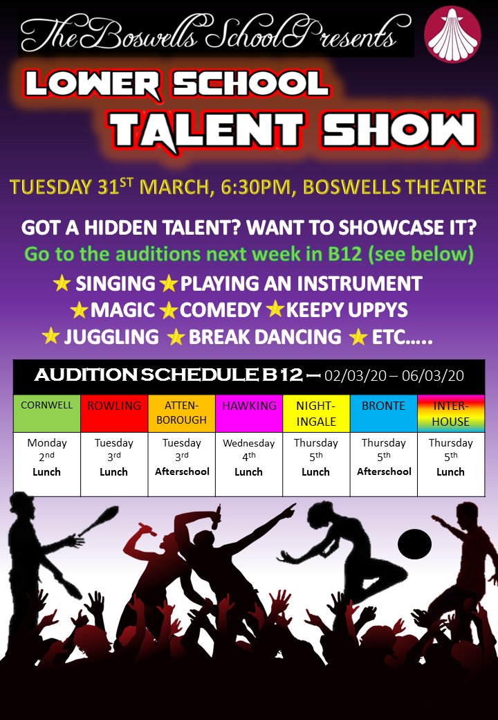 School Talent Show Poster