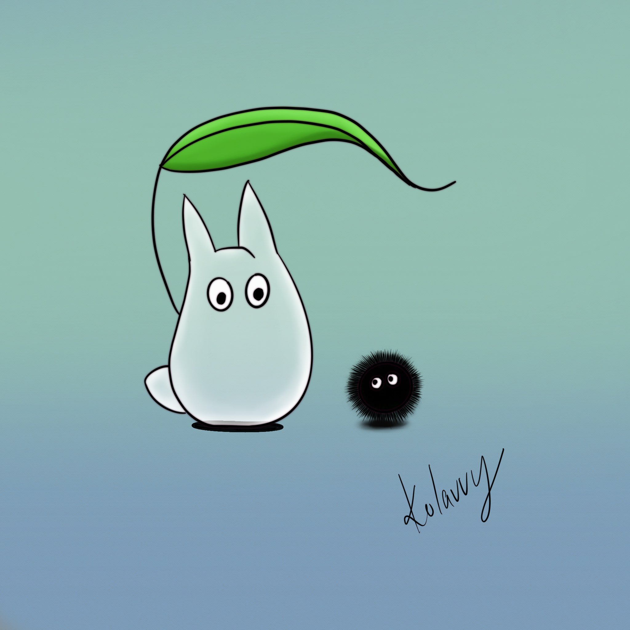 Little Totoro Leaf