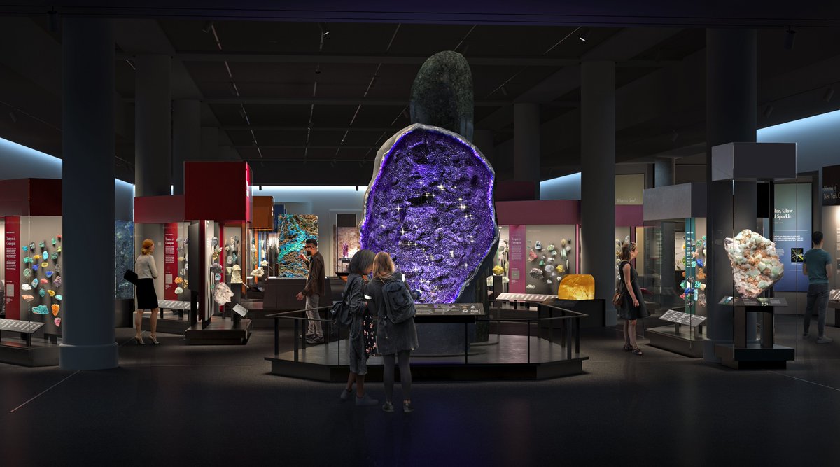 It took millennia for the quartz crystals in this giant geode to turn ...