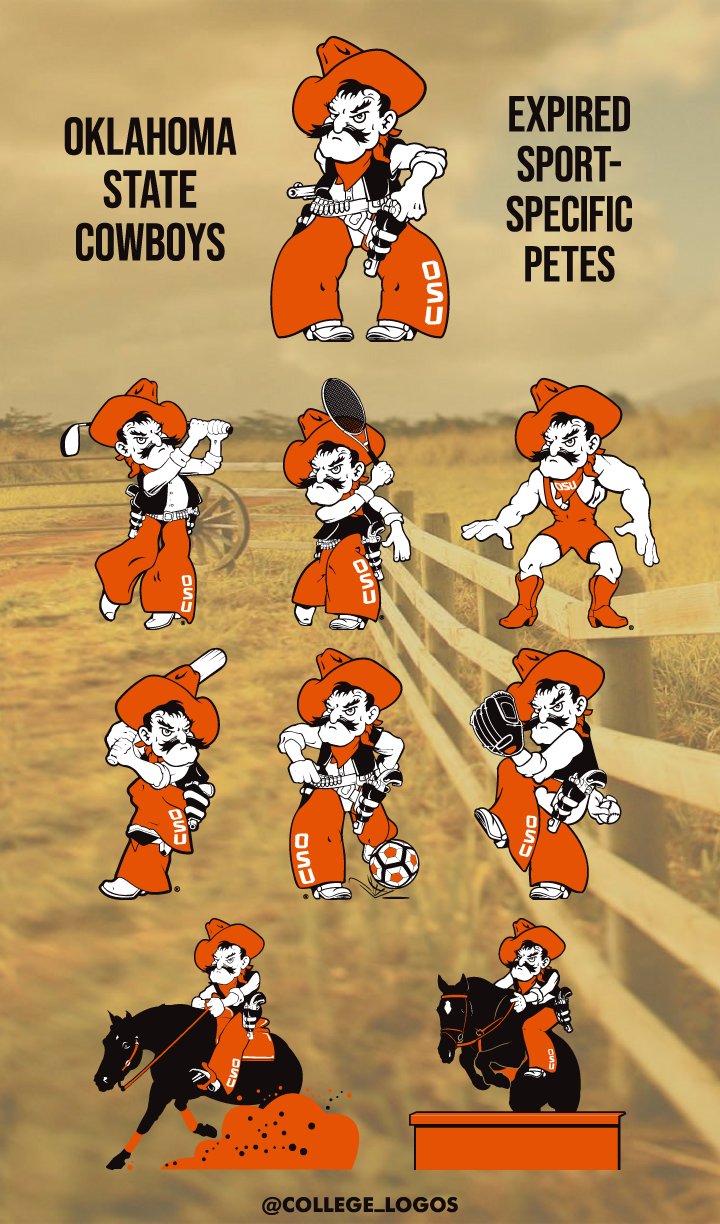 Black Pistol Pete Logo Men's Cutter & Buck Black Oklahoma State