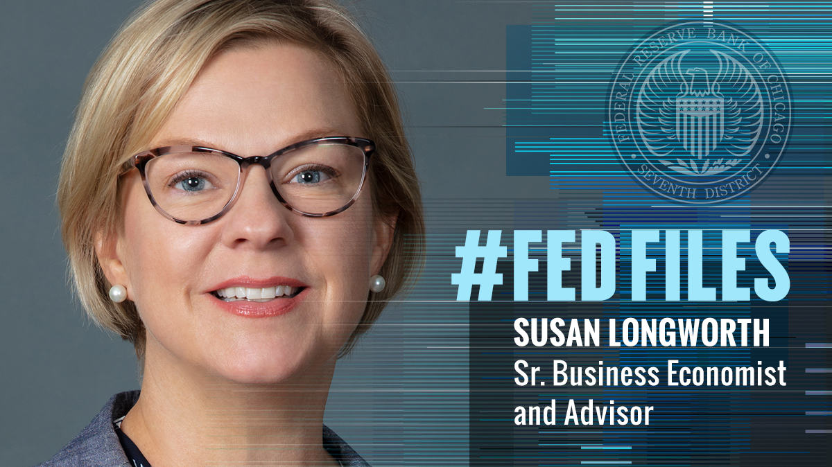 FedFiles : Susan Longworth is a senior business economist advisor in ...
