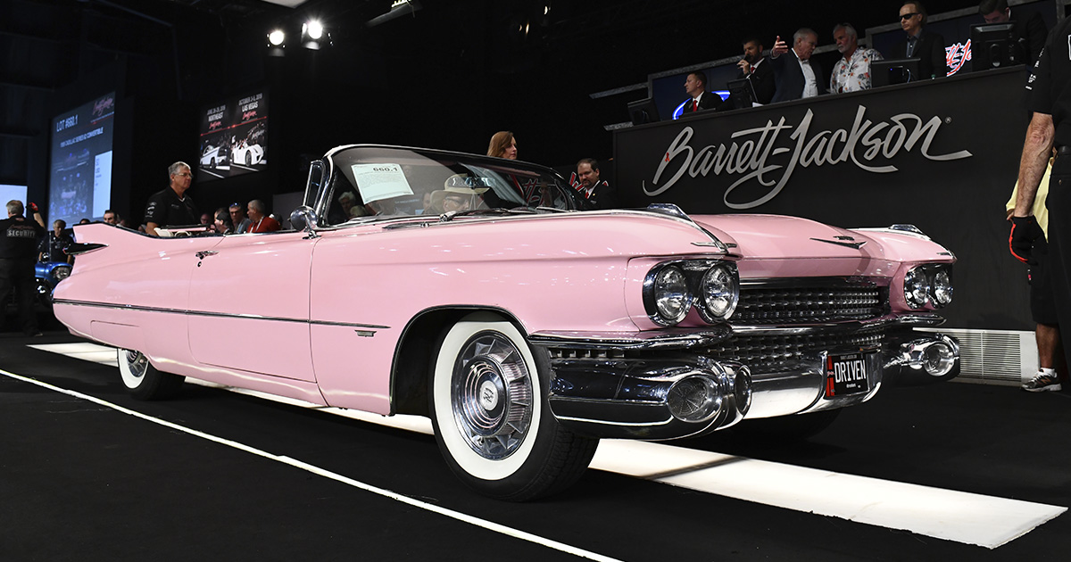 1959 Cadillac Convertible Pink