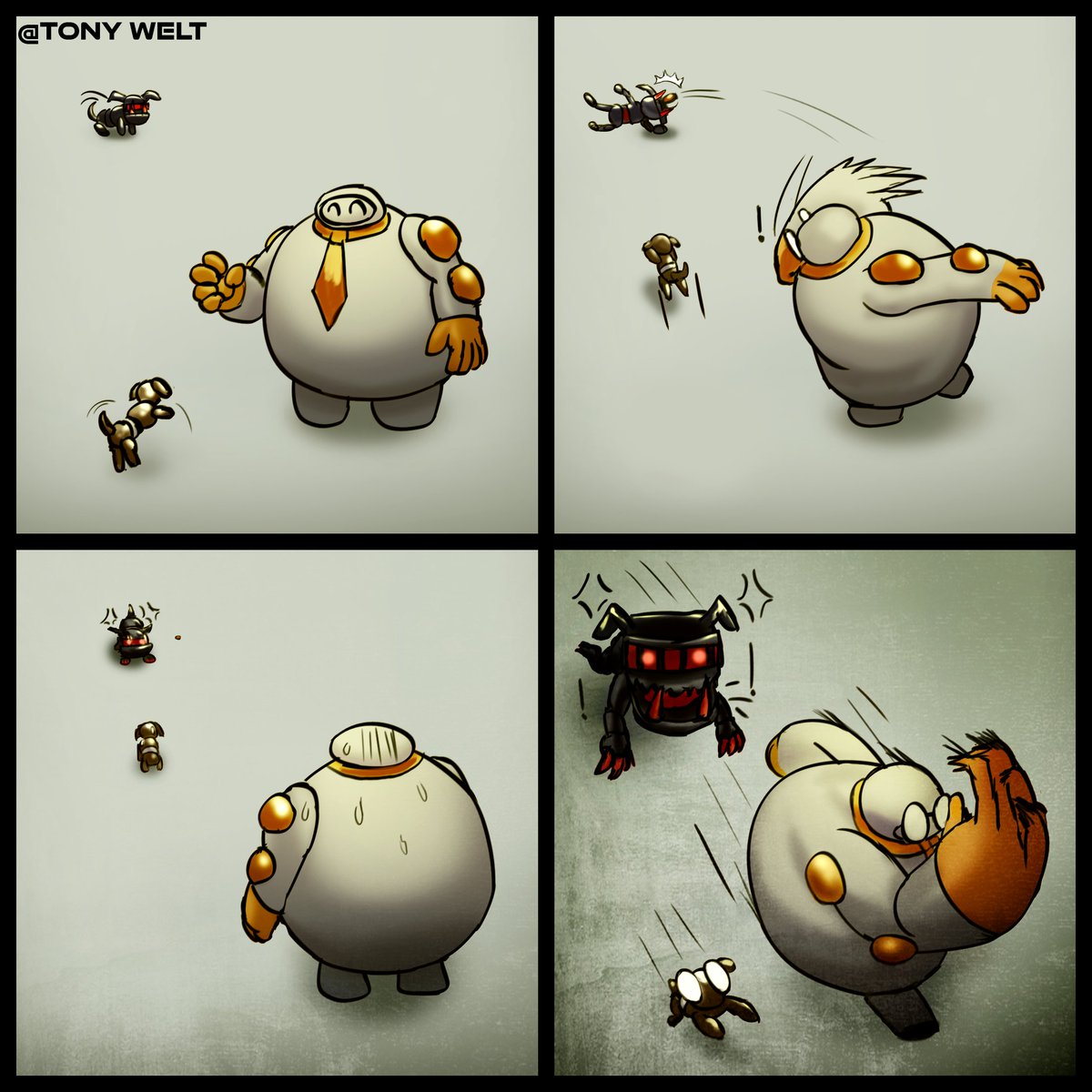 「@komori_art Aqui tienes expresiones de rostro tanto de jove」 Tony_Welt の漫画