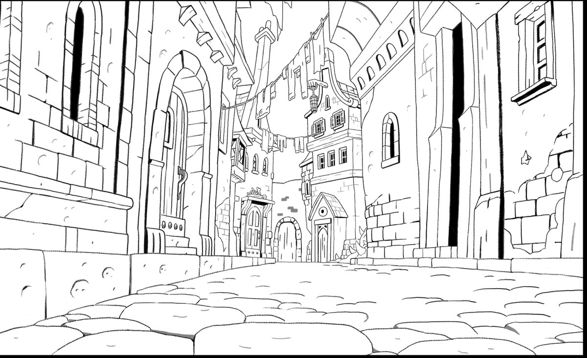 「Gonna make a thread of some of my background layouts from Th」Sam Bosmaの漫画