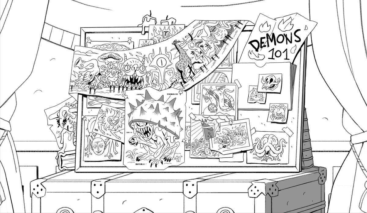 「Gonna make a thread of some of my background layouts from Th」Sam Bosmaの漫画