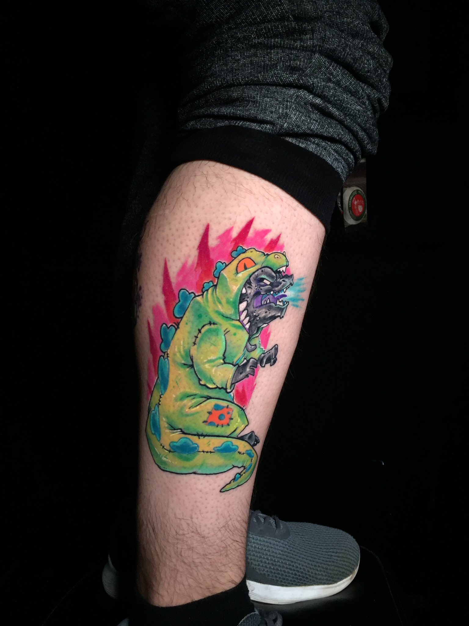 Rugrats Reptar Tattoo