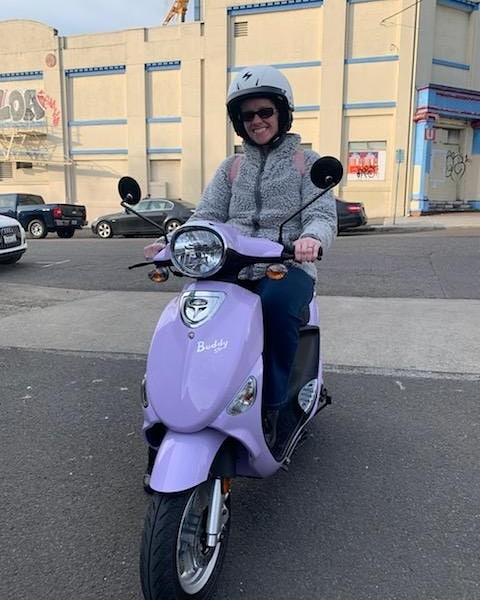 Lavender Vespa