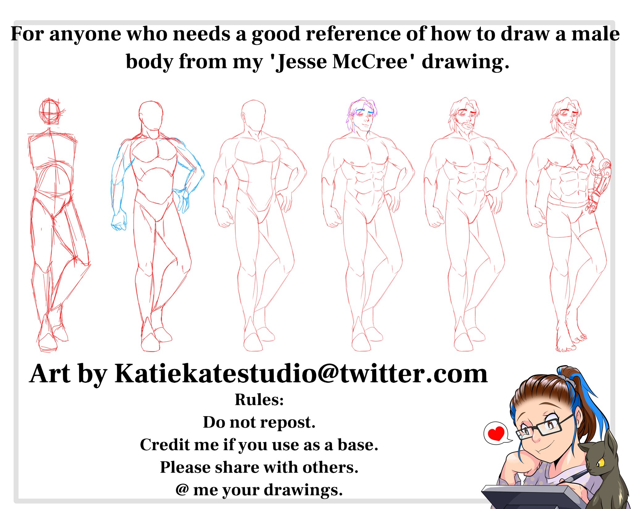 Male Body Drawing Tutorial