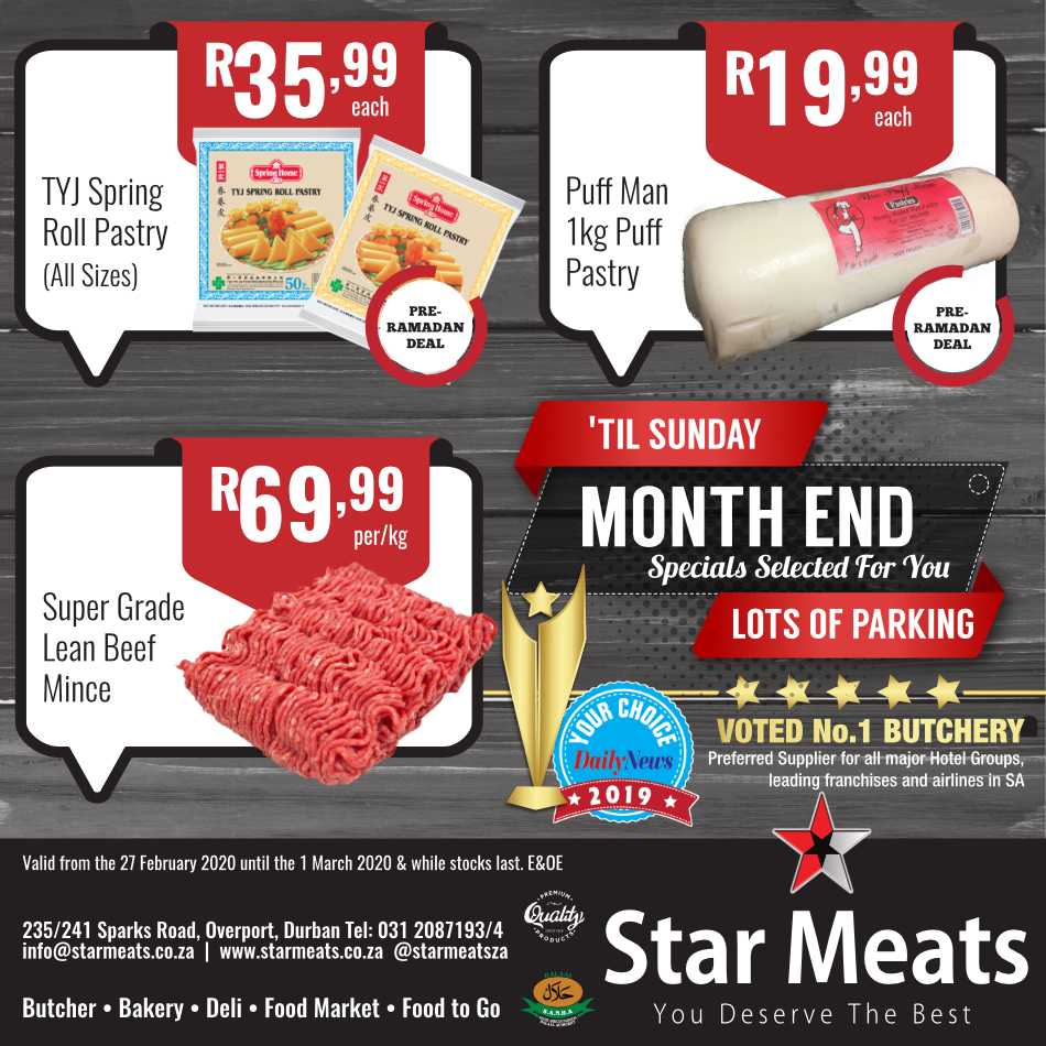 Dawood Megastore KZN KZN We Heard You!? Mid Month Madness, 45% OFF