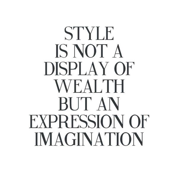 Dressing Sense Quotes Style Fashion Quotes What Real Style Is