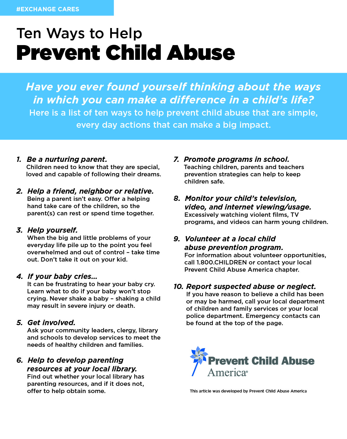 National Exchange Club on Twitter: "National Child Abuse Prevention ...