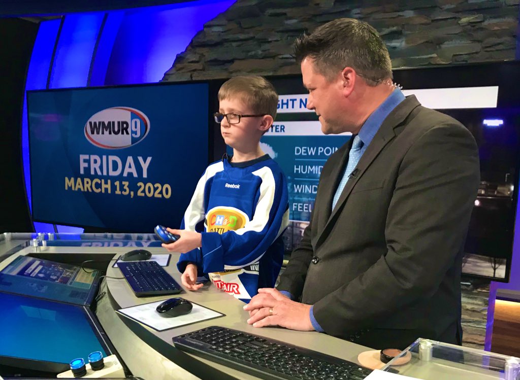 Weather Team! teamelliot1 helped KevSkarupaWMUR with his forecast this ...