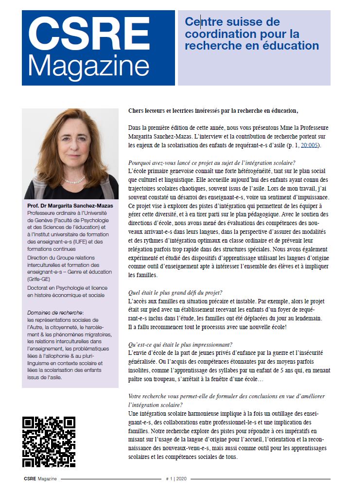 Information Bildungsforschung Information sur la recherche