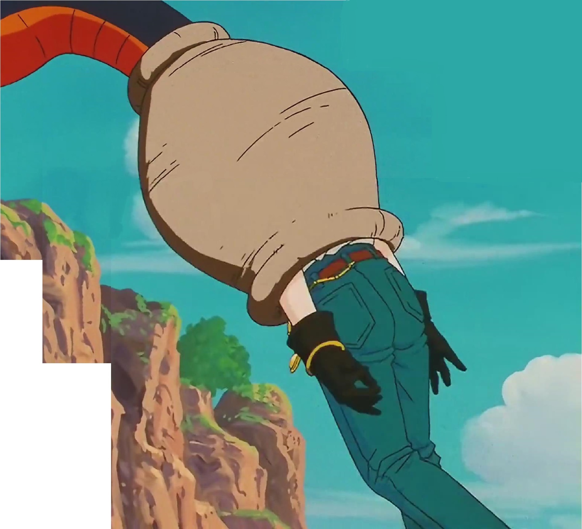 Android 18 Absorbed Gif