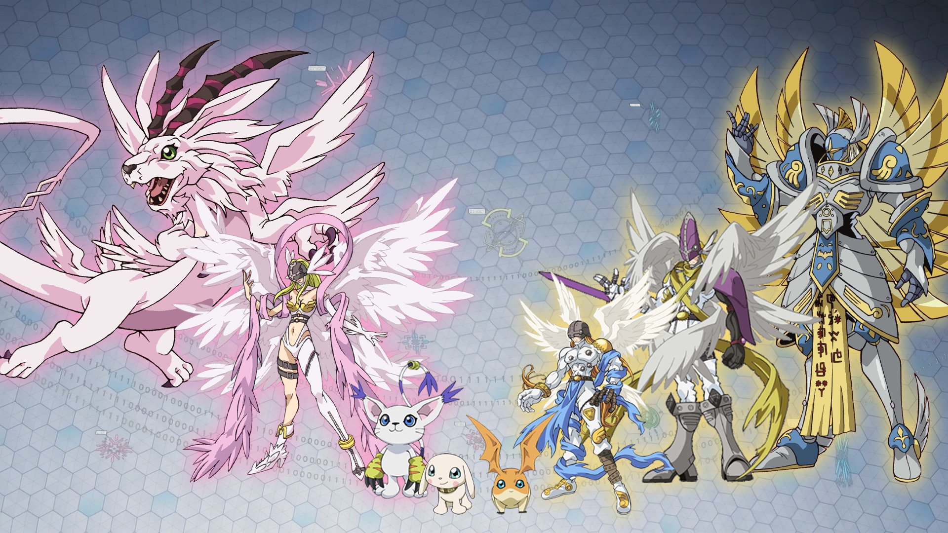 Patamon Evolution New Figures GEM Digimon Tamers Sakuyamon & Look Up