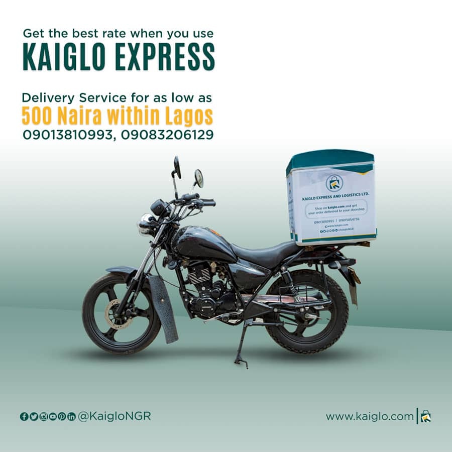 Kaiglo Nigeria on Twitter: "Get the best rate when you use KAIGLO EXPRESS delivery service for ...