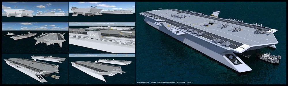 Trimaran Aircraft Carrier