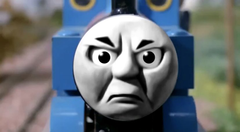 Thomas The Tank Engine Cross Face