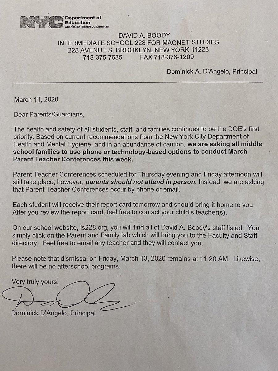 Parent Teacher Conference Letter To Parents Examples