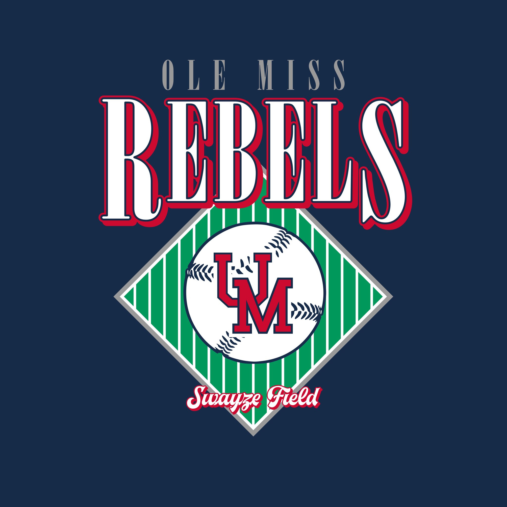 Ole Miss Baseball Logo Ole Miss Baseball Finishes Opening Weekend With