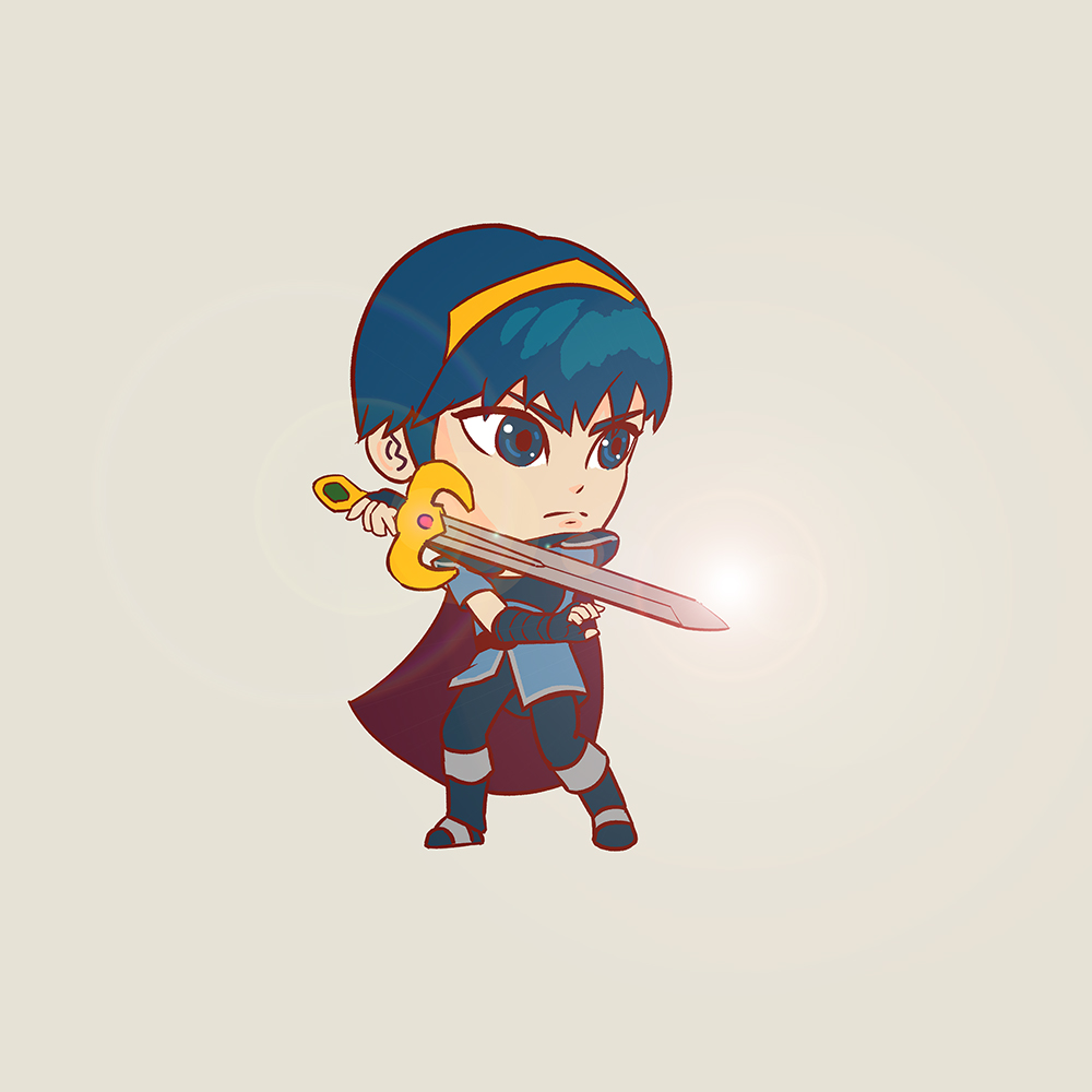 「MARTH MARTH MARTH, counter ready #Marth 」|Rayのイラスト