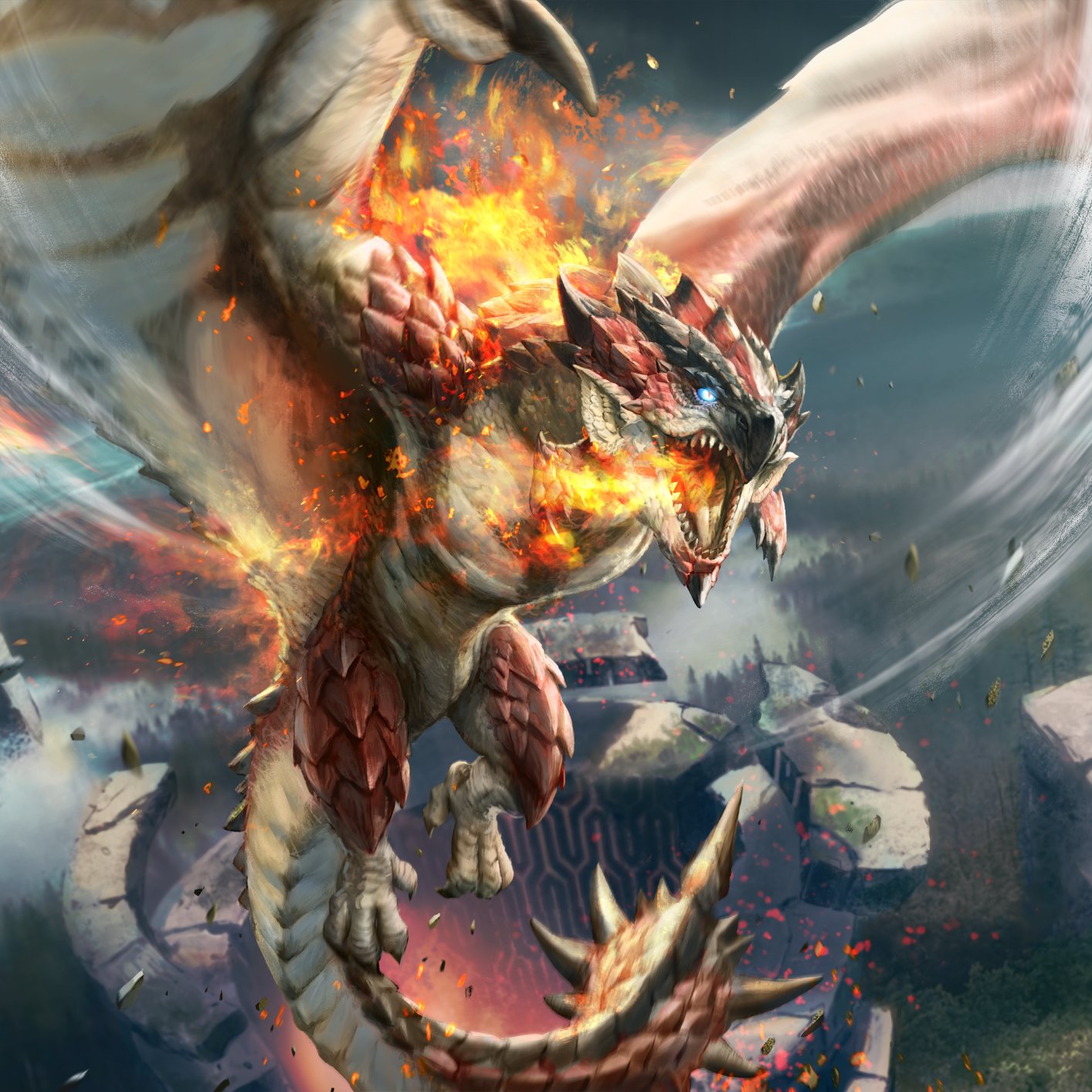 Azure Rathalos Wallpaper