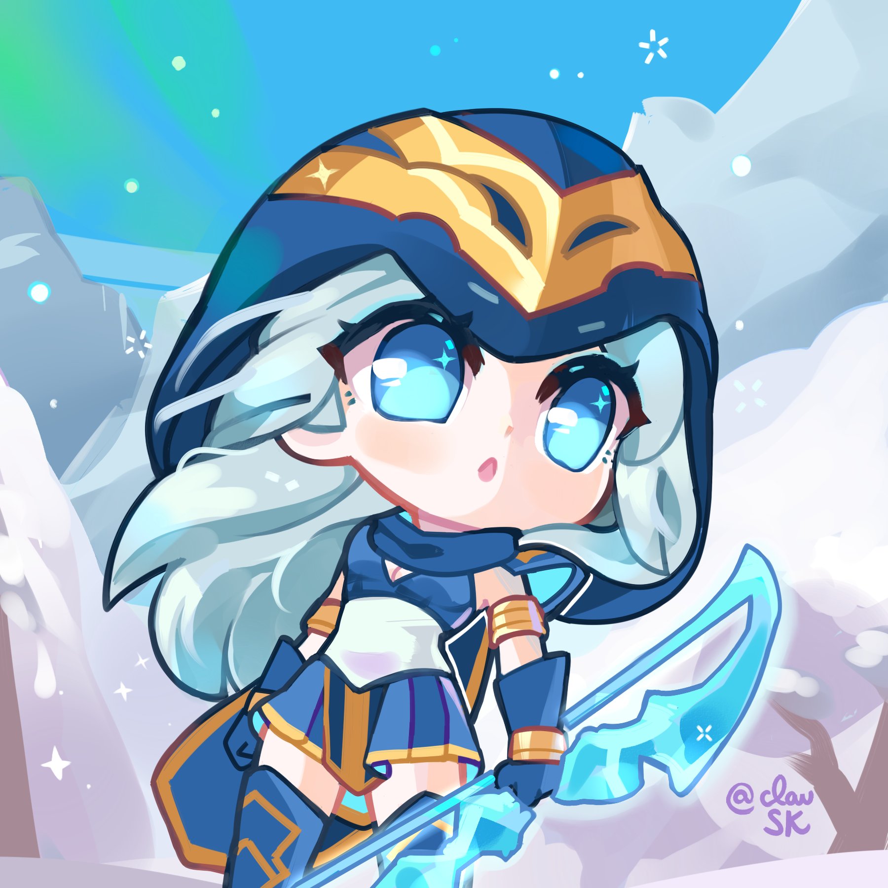 Ashe League Of Legends Chibi